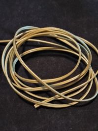 Câble méplat PVC cristal bobine 5M